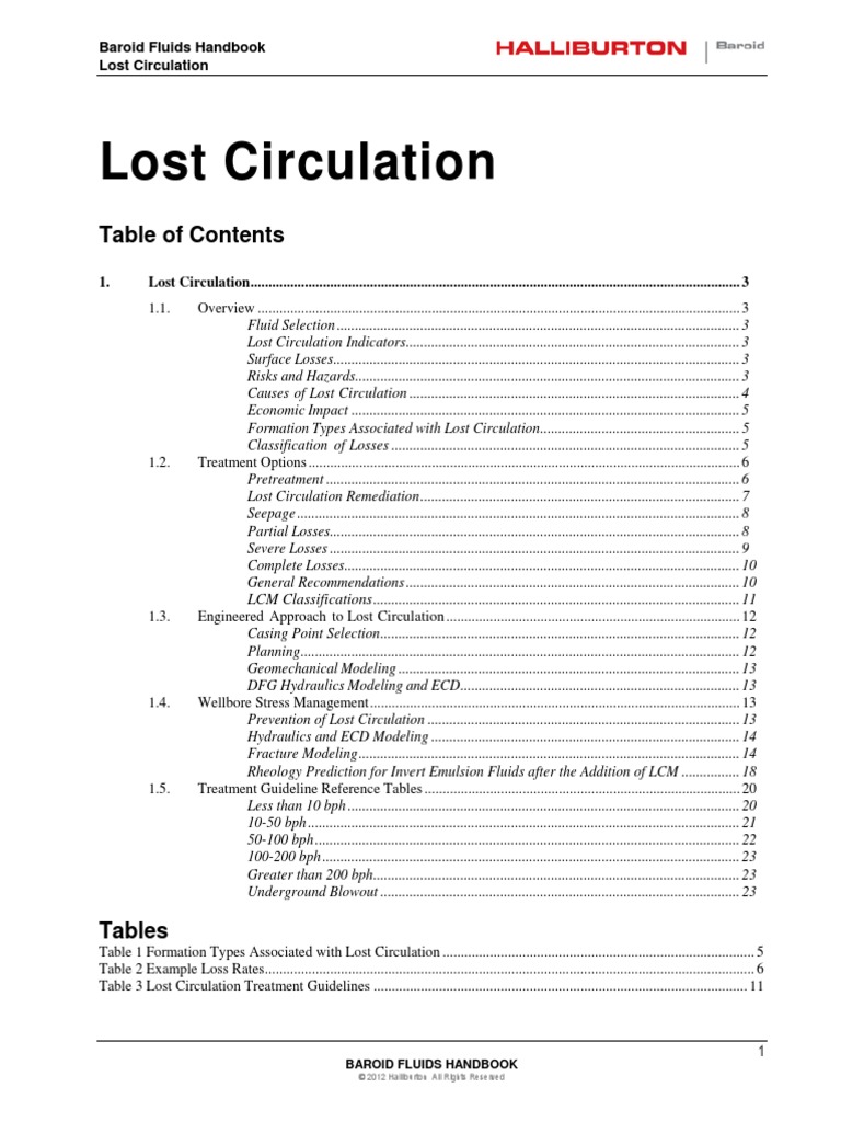 Lost Circulation | PDF | Casing (Borehole) | Permeability (Earth Sciences)