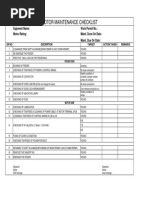 Preventive Maintenance Checklist Ups | PDF | Electric Power System ...