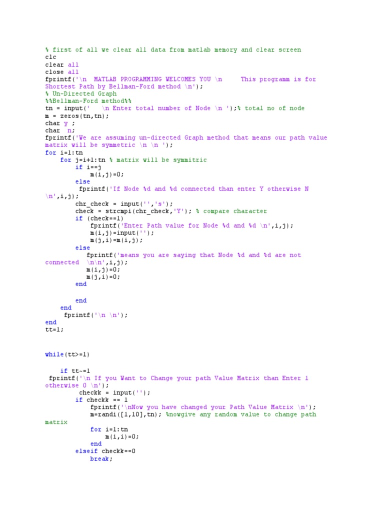 Bellman Ford Algorithm1 | PDF | Vertex (Graph Theory) | Graph (Mathematics)