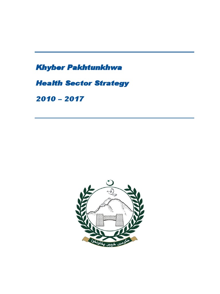 Khyber Pakhtunkhwa Health Plan | PDF | Maternal Death | Millennium ...