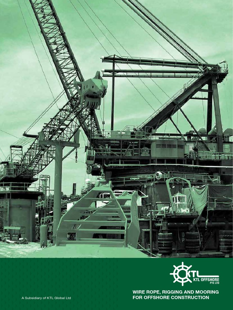 (2) Wire Rope, Rigging, & Mooring for Offshore Construction by KTL ...