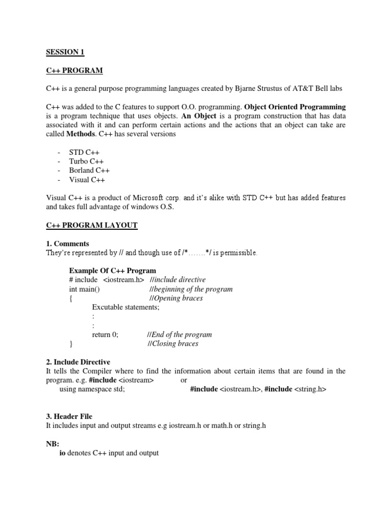 Introduction To Structured Programming | PDF | C++ | Algorithms