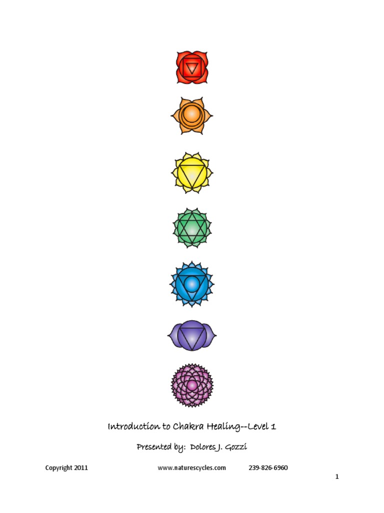 Intro To Chakra Energy HealingStudentManuaNOCOPYl | PDF | Energy ...