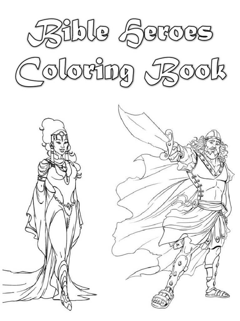 Bible Heroes Coloring Book | PDF