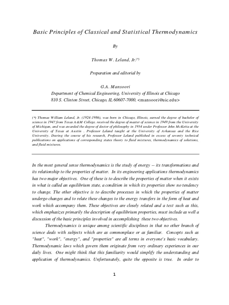 Classical and Statistical Thermodynamics | PDF | Heat | Thermodynamics