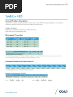 107 - WELDOX - 700 - UK - Data Sheet PDF | PDF | Structural Steel ...