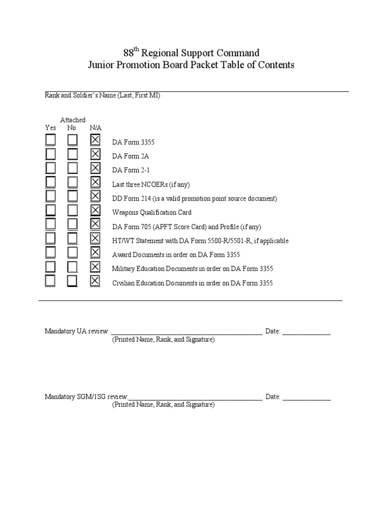 Packet Creator | PDF | Sergeant | Drill Instructor