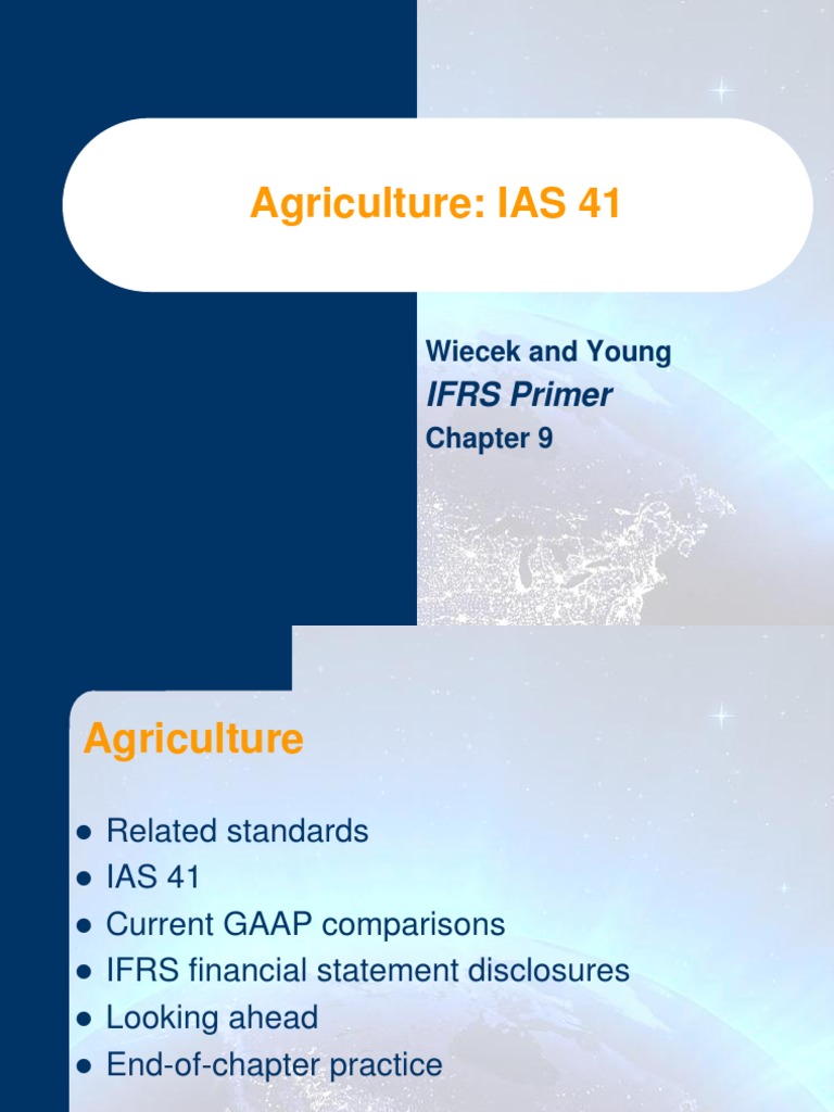 IAS 41 - Agriculture | PDF | International Financial Reporting ...