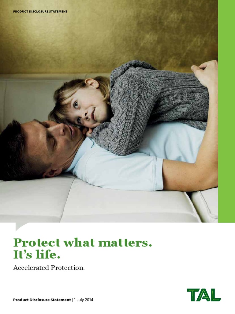 TAL Accelerated Protection PDS | PDF | Life Insurance | Insurance