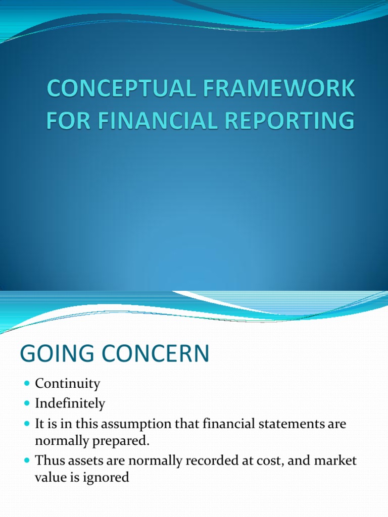 Financial Reporting Conceptual Framework | PDF | Financial Statement ...