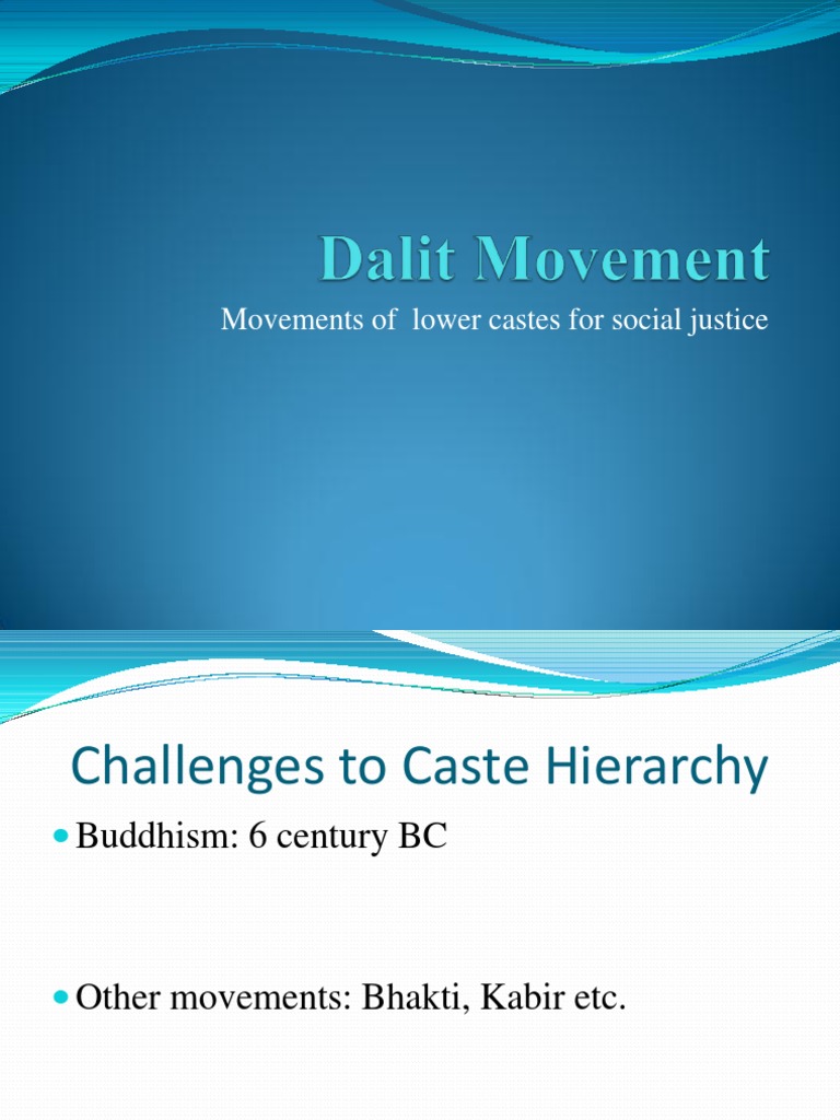 Dalit Movement | PDF