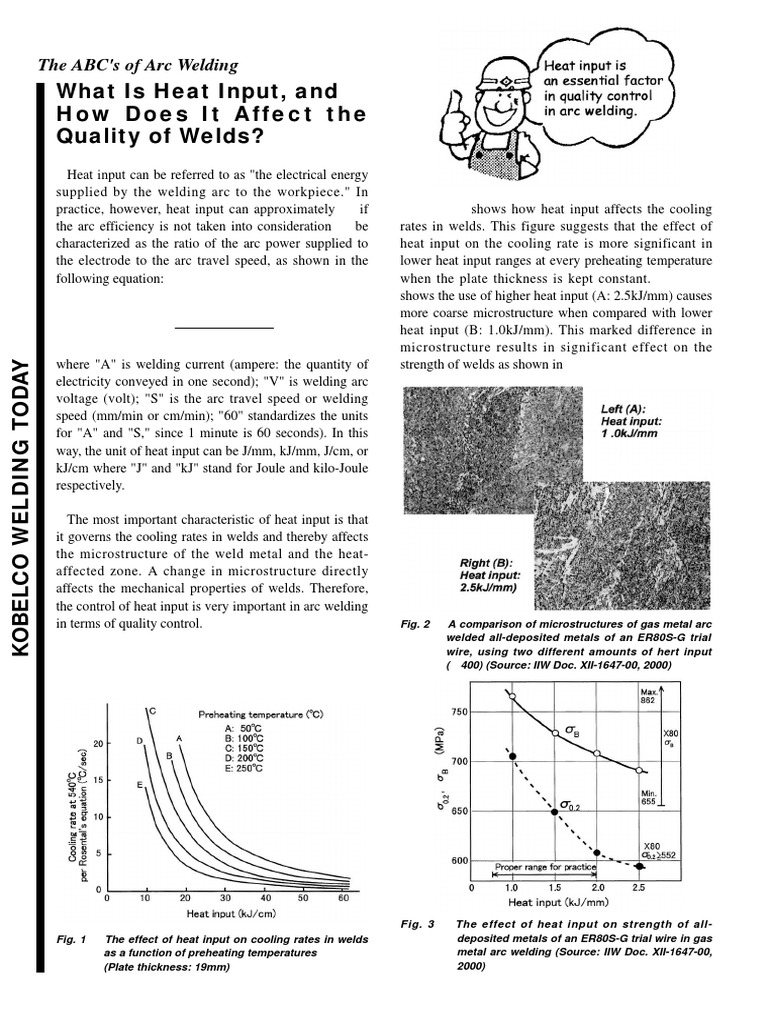 Understanding Heat Input in Welding | PDF | Technology & Engineering