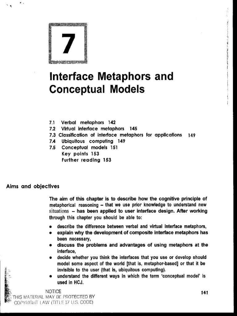 Interface Metaphors and Conceptual Models | PDF | Icon (Computing) | Conceptual Model