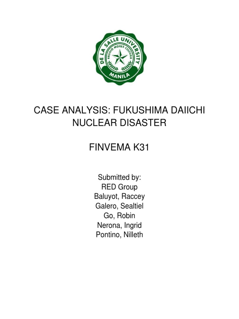 Fukushima Nuclear Power Plant Risk Assessment | Download Free PDF ...