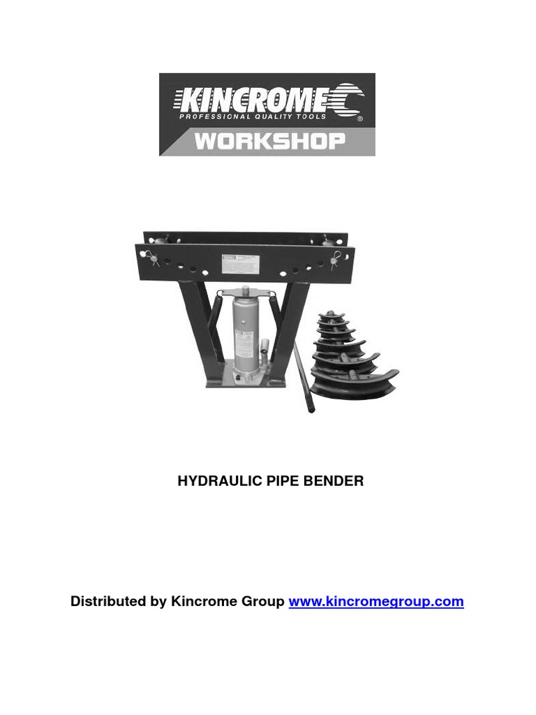 Pipe Bending Machine | PDF | Valve | Pipe (Fluid Conveyance)