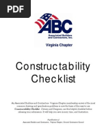 Constructability Checklist PDF | PDF | Specification (Technical ...