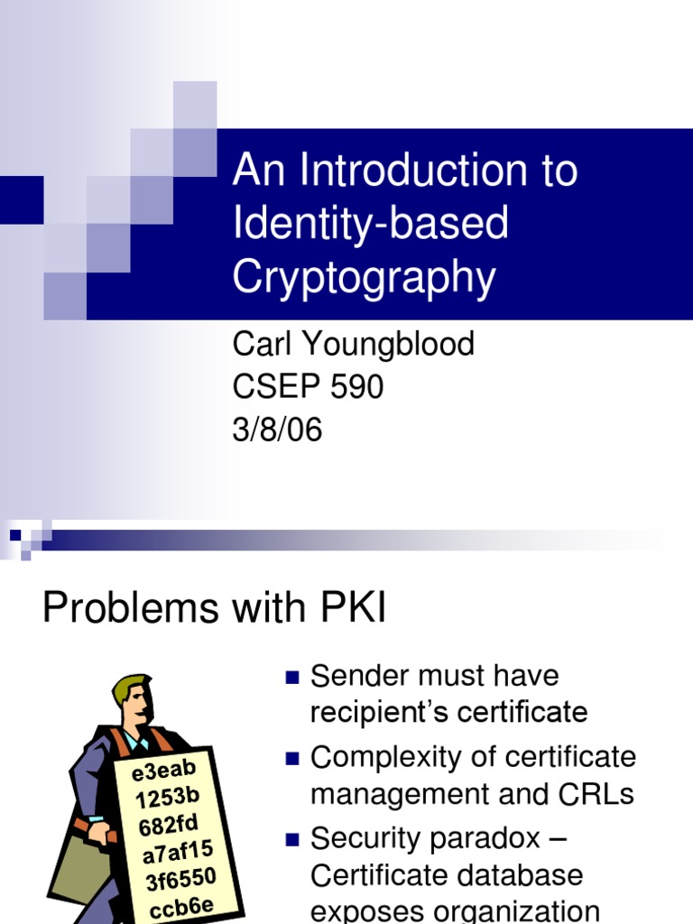 Overview of Identity-Based Cryptography | PDF