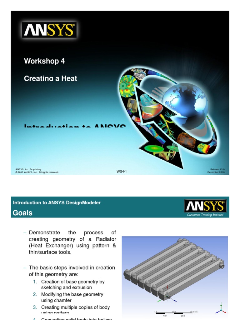 Ansys Heat Exchanger | PDF | Extrusion | Geometry