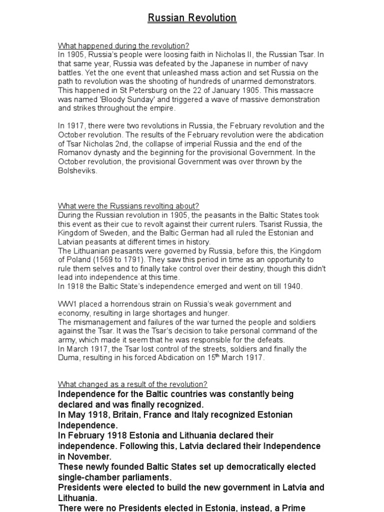 Russian Revolution | PDF | Russian Empire | Russian Revolution