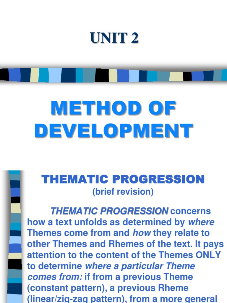 Thematic Progression (Theme/Rheme) | George Bernard Shaw | Computer Program