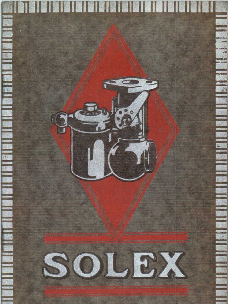 Solex MV & MH Catalogue | Download Free PDF | Carburetor | Throttle