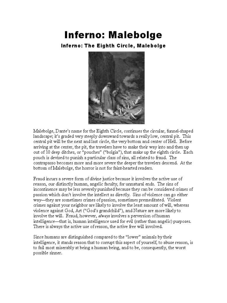 Inferno Malebolge | PDF | Inferno (Dante) | Odysseus