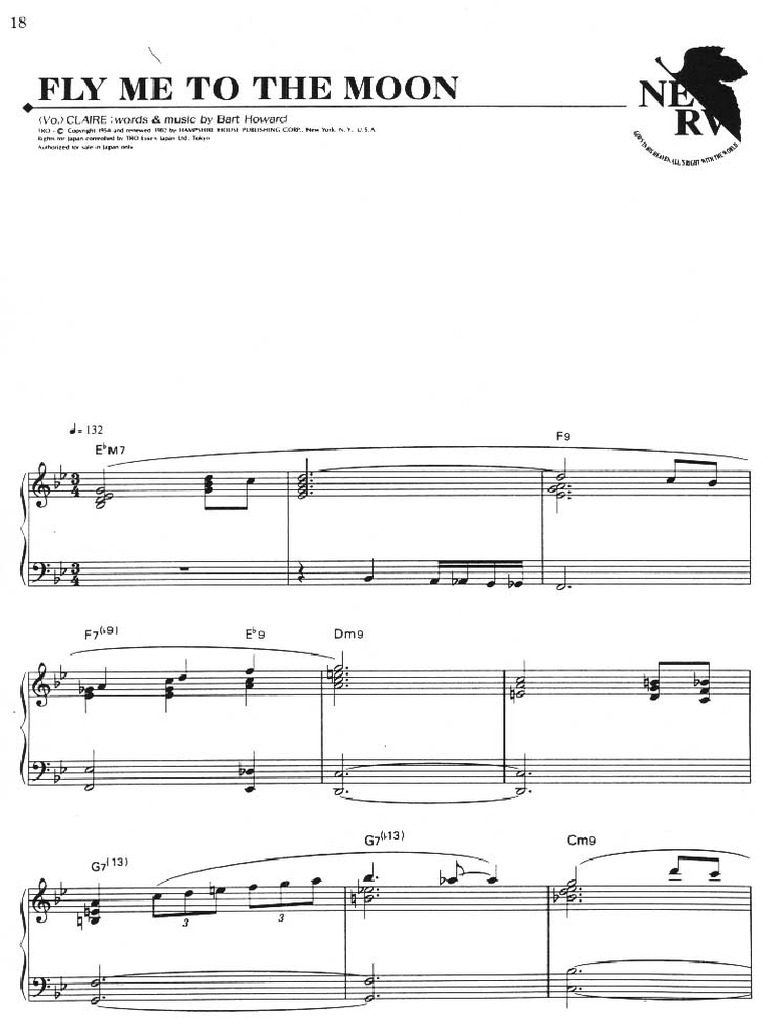 Fly Me To The Moon | PDF | Entertainment (General)