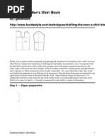 Constructing The Basic Bodice Block - Original | PDF | Measurement | Paper