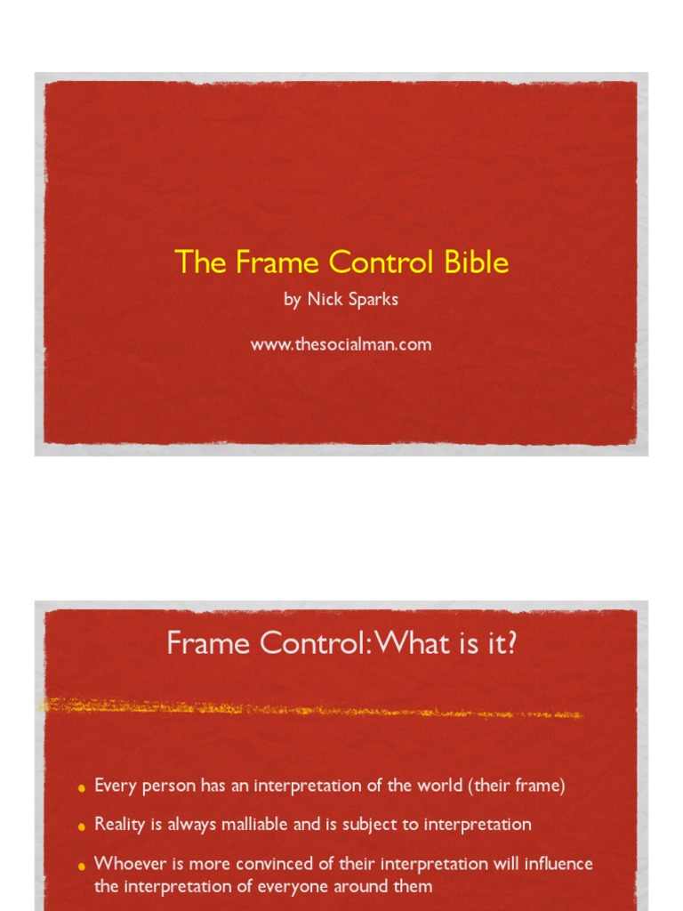 Frame Control Bible | PDF