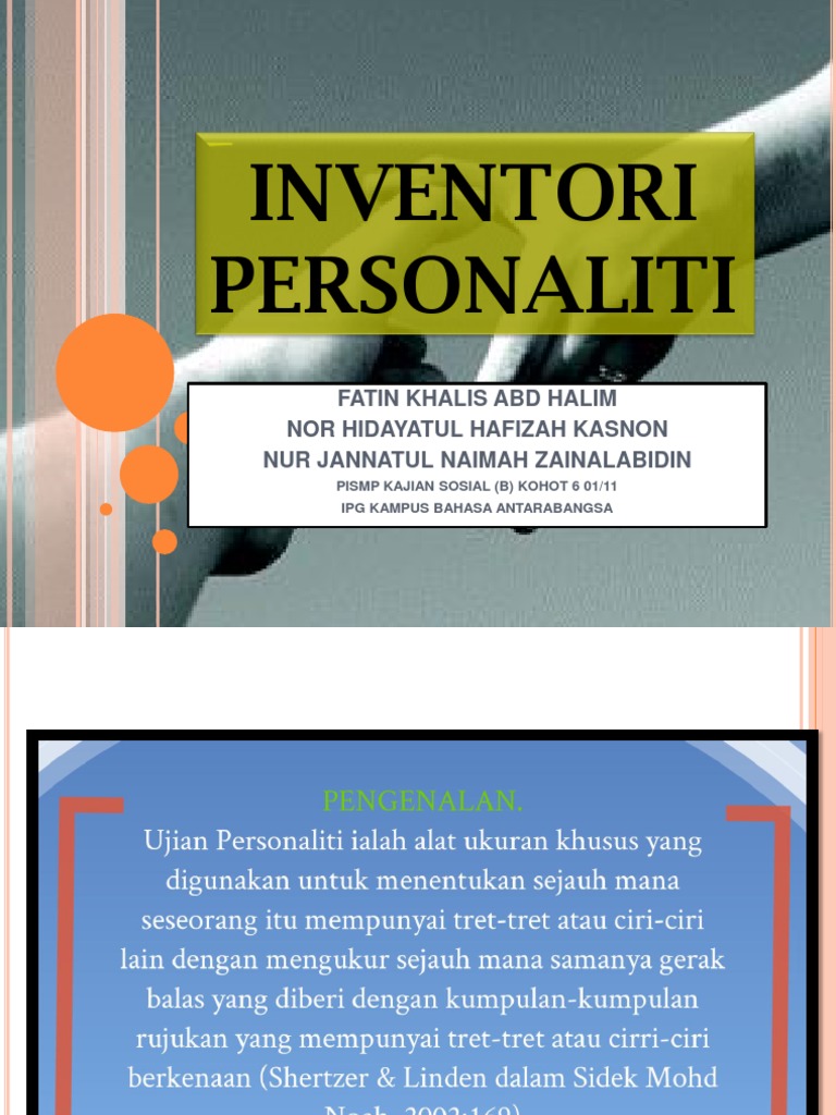 Tutorial Inventori Personaliti | PDF