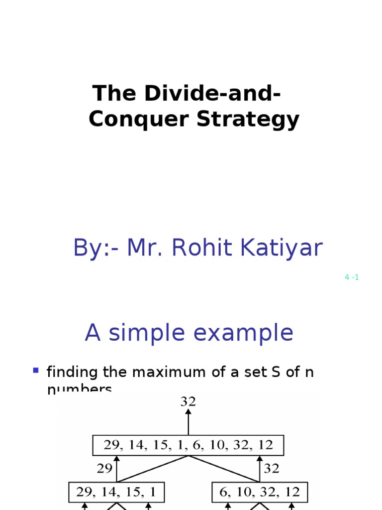Divide and Conquer | PDF | Discrete Fourier Transform | Algorithms And Data Structures