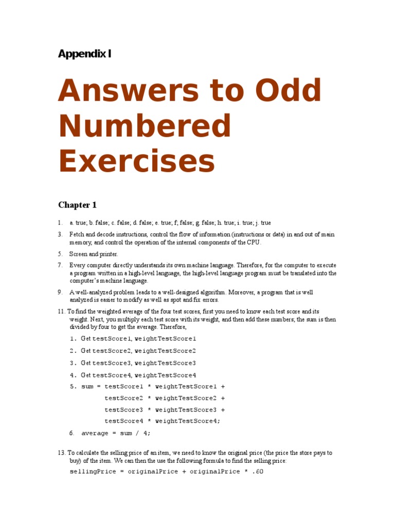 Java Answers | PDF | Parameter (Computer Programming) | Notation