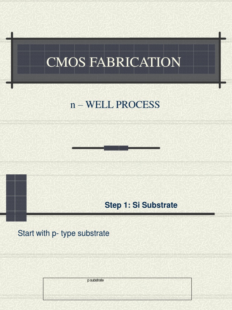 Cmos Fabrication: N - Well Process | Download Free PDF | Cmos | Wafer ...
