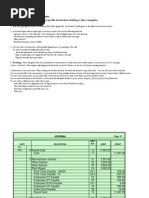 Excel Template Chapter 7 Payroll Project Short Version 1 | Debits And ...