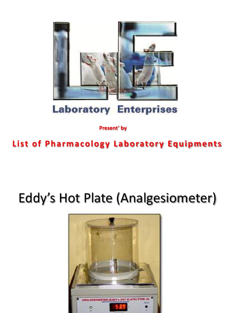 Essential Pharmacology Lab Equipment List | PDF