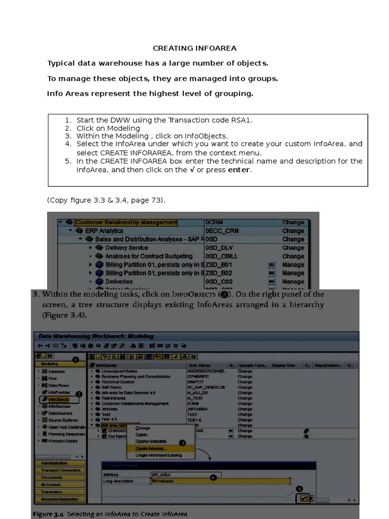Creating Infoarea | PDF | Computer Data | Data