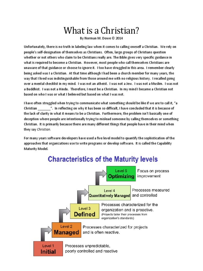 What Is A Christian | PDF | Spiritual Gift | Prayer