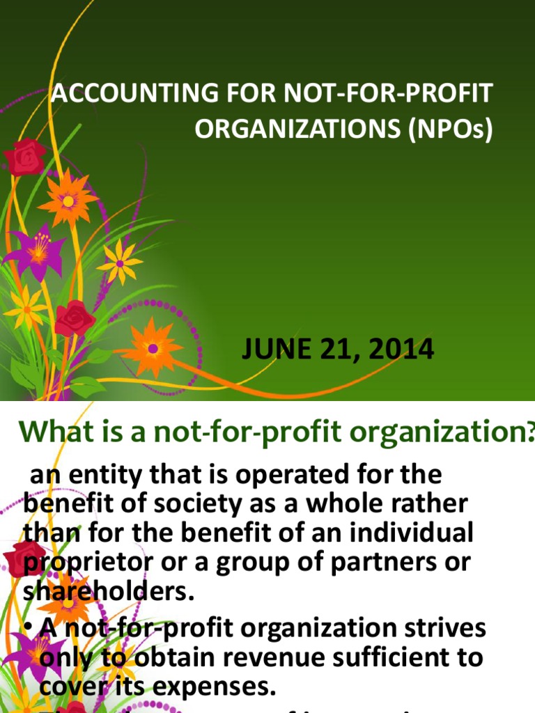 NPO Financial Statements | PDF | Nonprofit Organization | Financial ...