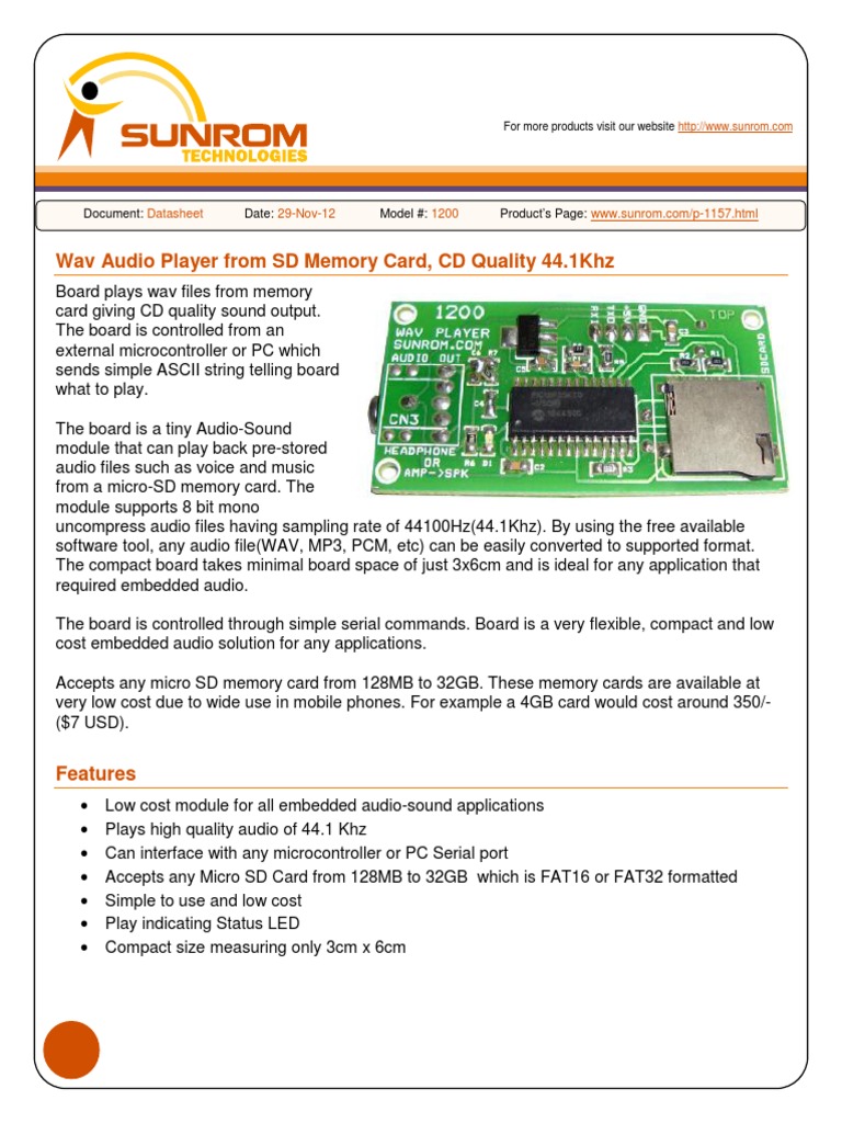 1200 Datasheet | PDF | Embedded System | Microcontroller