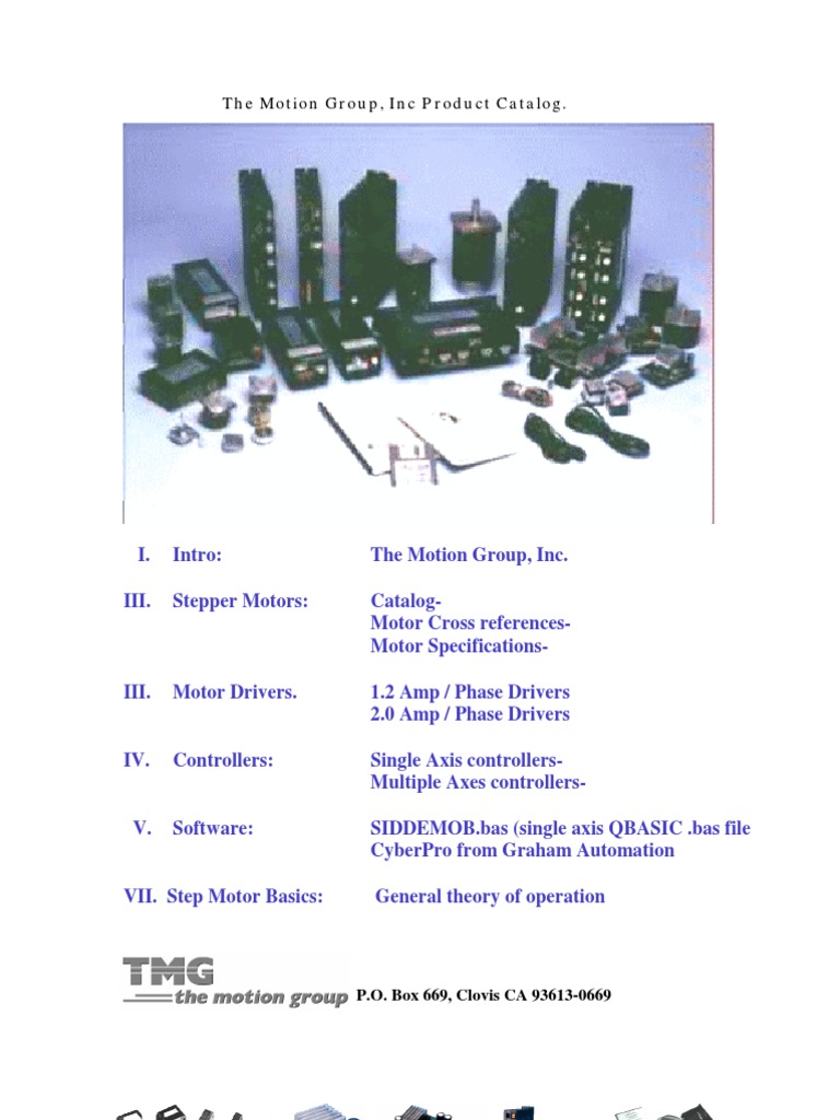 Stepper Motors Catalog | PDF | Programmable Logic Controller | Power Supply