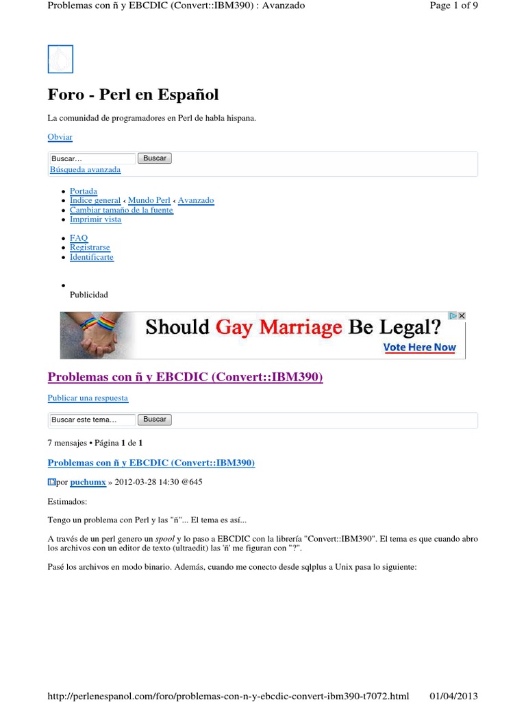 Unix Convert To Ebcdic | PDF | Ascii | Perl