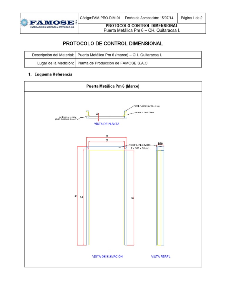 05 01 Control Dimensional | PDF
