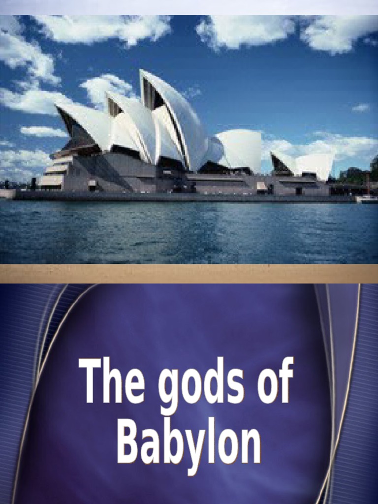 The Gods of Babylon (Slides) | PDF | The Beast (Revelation) | Trinity