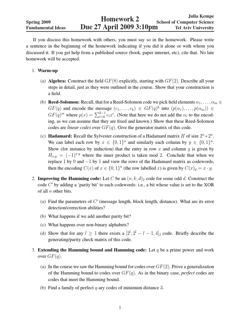 Spring 2009 Fundamental Ideas | PDF | Discrete Mathematics ...