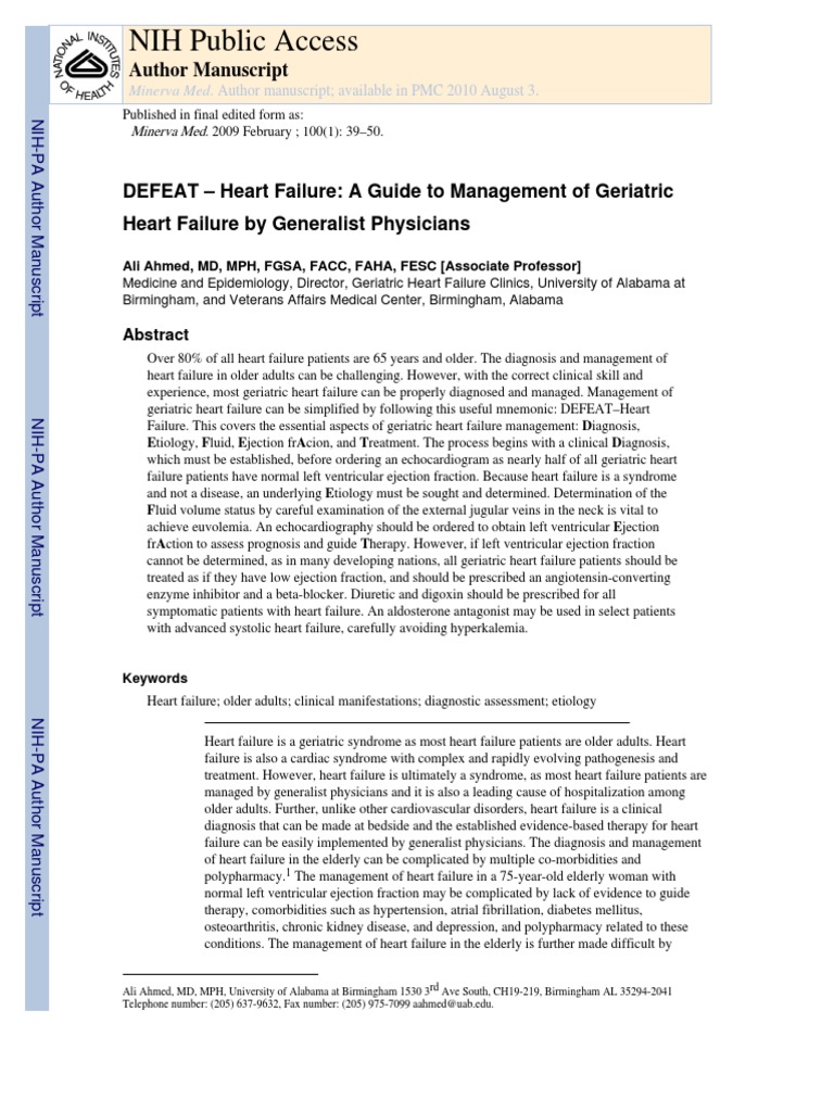 Heart Failure | PDF | Heart Failure | Myocardial Infarction
