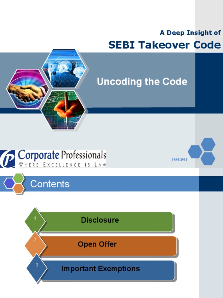 Takeover Code | PDF | Takeover | Mergers And Acquisitions