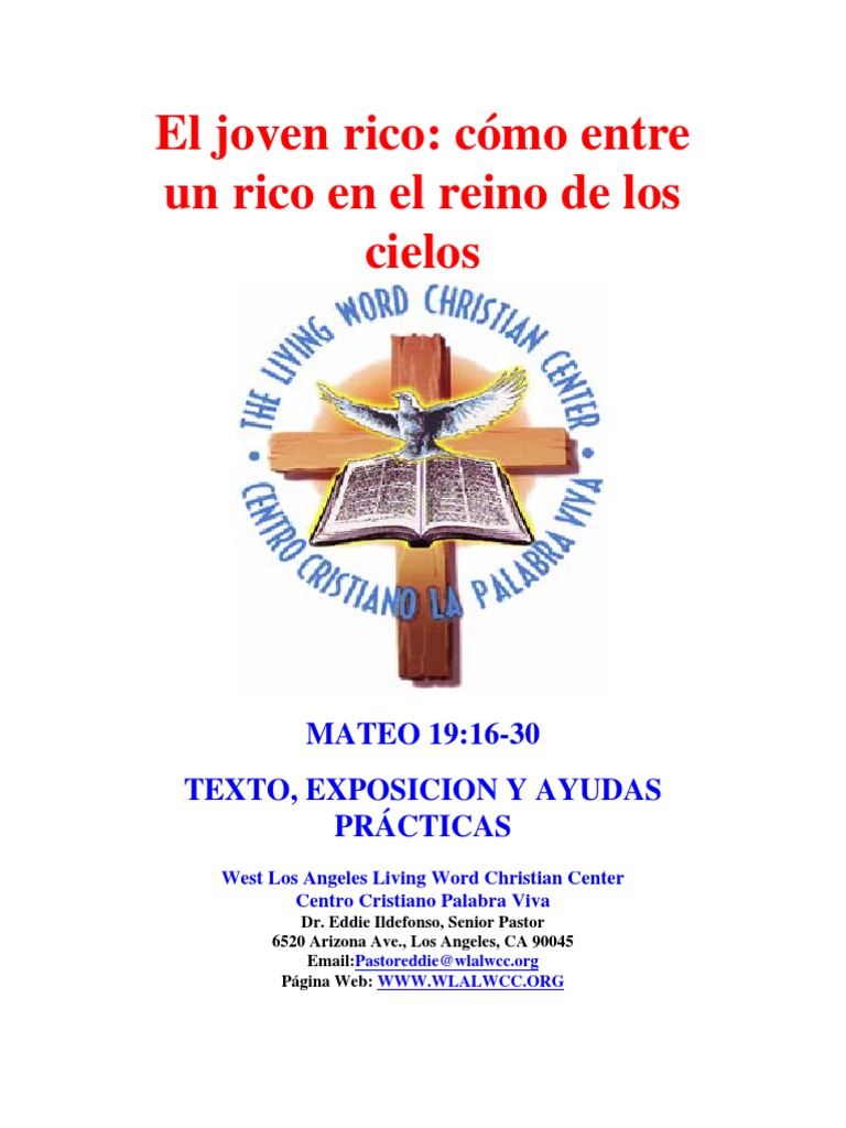 El Joven Rico | PDF | Cristo (título) | Pecado