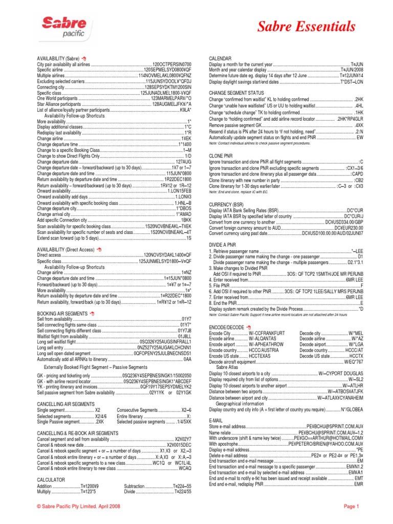 Sabre Essentials | Frequent Flyer Program | Airlines