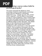 50 Great Myths of Popular Psychology Shattering Widespread Misconceptions About Human Behavior ...