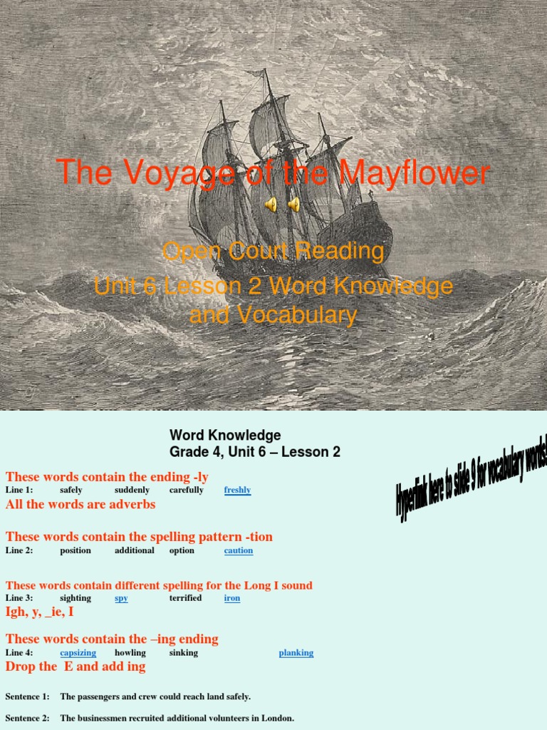 The Voyage of The Mayflower | PDF | Pilgrim Fathers | Plymouth